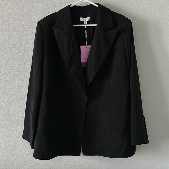 sergio hudson | Jackets & Coats | Sergio Hudson X Target Black Blazer ...